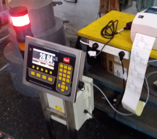 Balanza clasificadora con comunicación inalámbrica