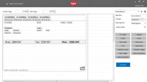 PESAR - Software de captura